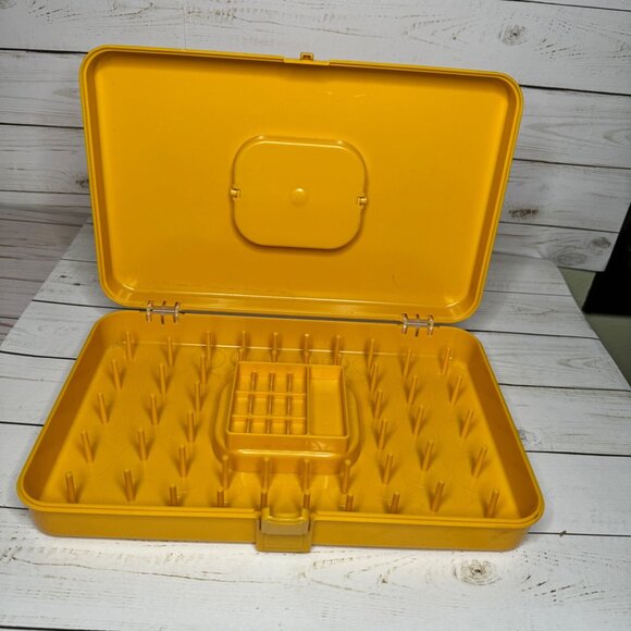 Wilson Mfg Co. | Storage & Organization | Vintage Wilson Mfg Co Yellow ...